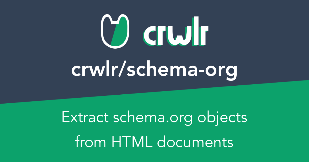 Getting Started - crwlr/schema-org Package v0.1 - crwlr.software